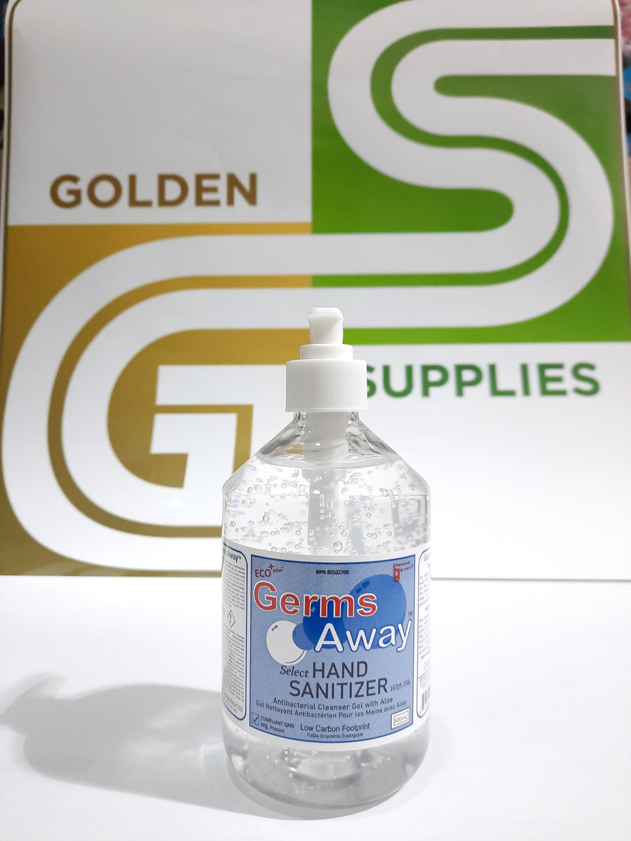 Germs Away Hand Sanitizer (Gel) 500ml x 1 Bottle – Golden Supplies Ltd