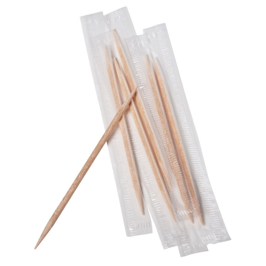Round Cellophane Wrapped Toothpicks 1000 Pcs. – Golden Supplies Ltd