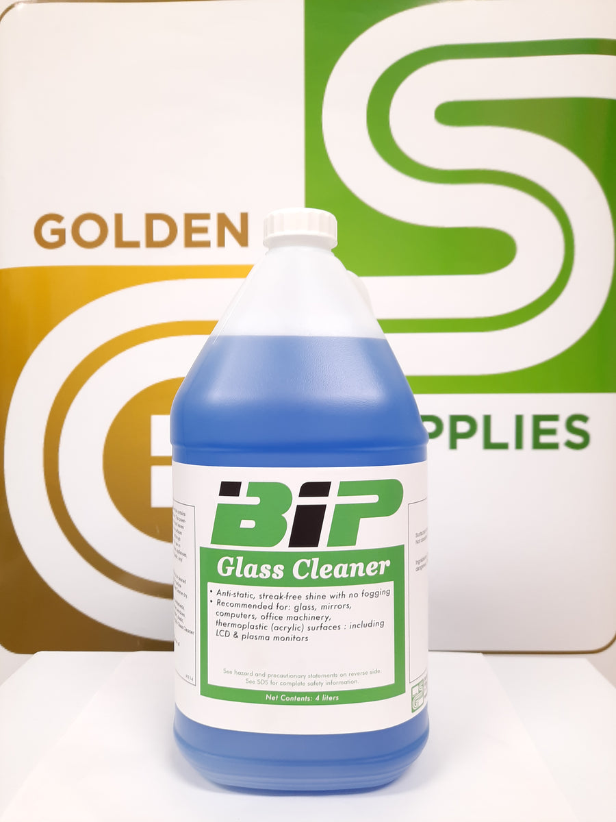 Bip - Glass Cleaner 3.78L x 4 Jugs – Golden Supplies Ltd