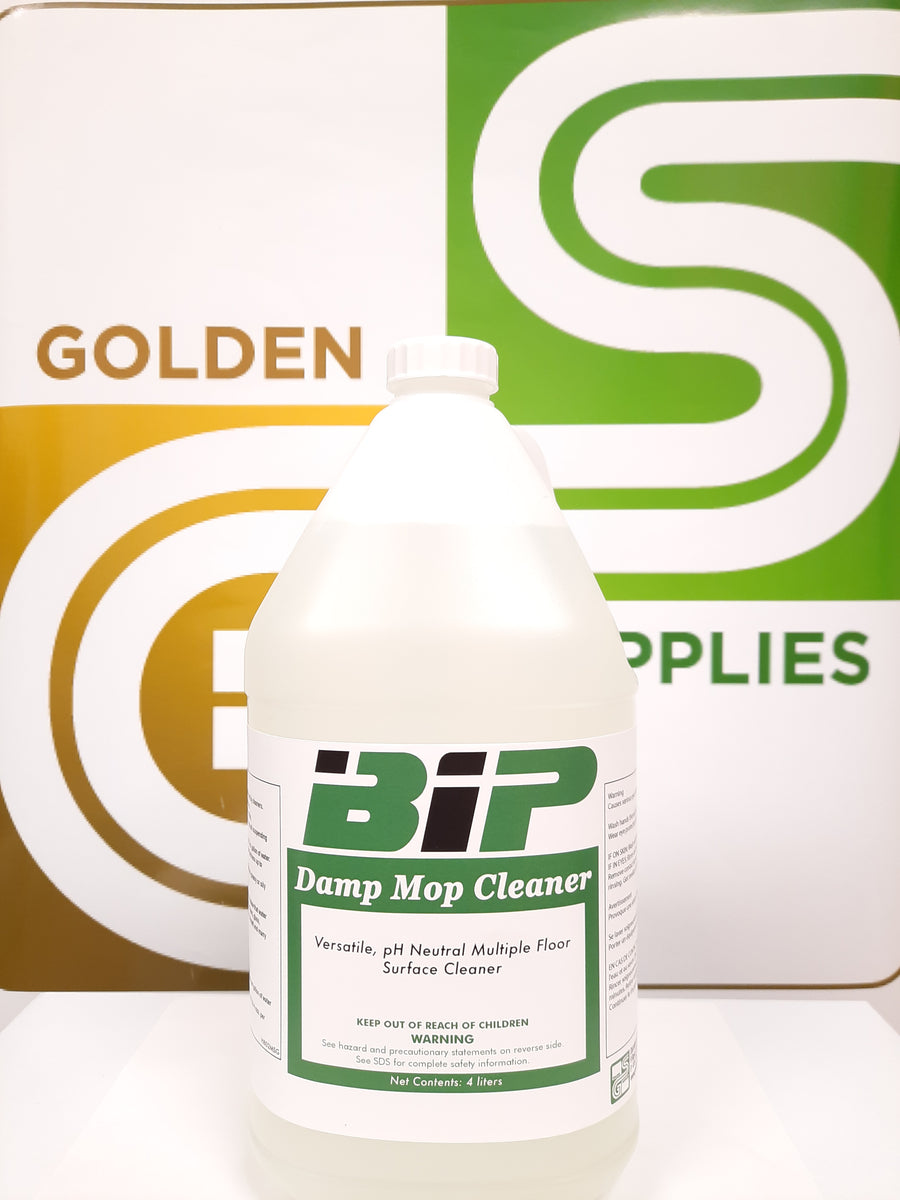 Bip - Damp Mop Cleaner Neutral 3.78l x 4 Jugs – Golden Supplies Ltd