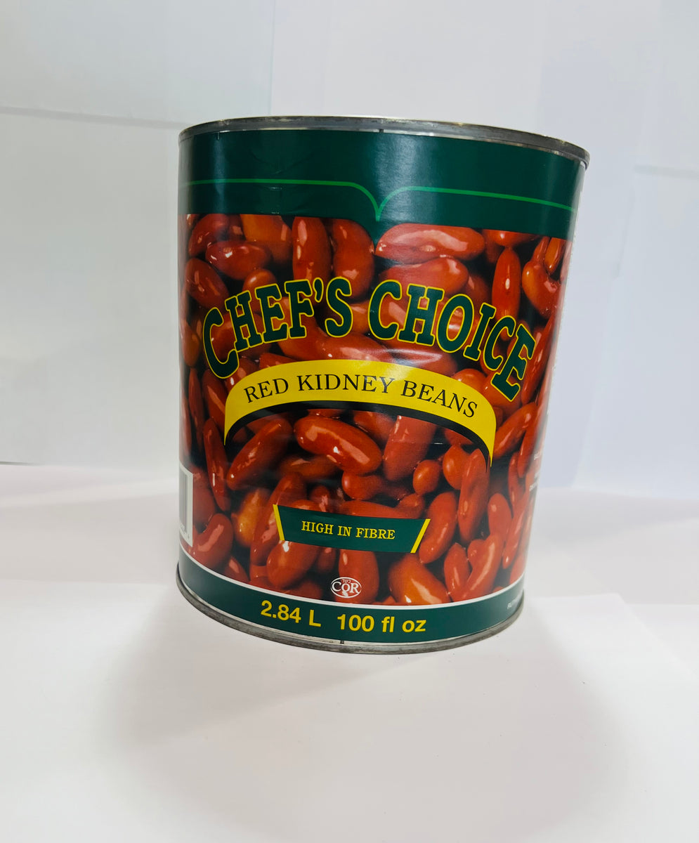 Chef's Choice - Red Kidney Beans 100oz x 6 Cans – Golden Supplies Ltd